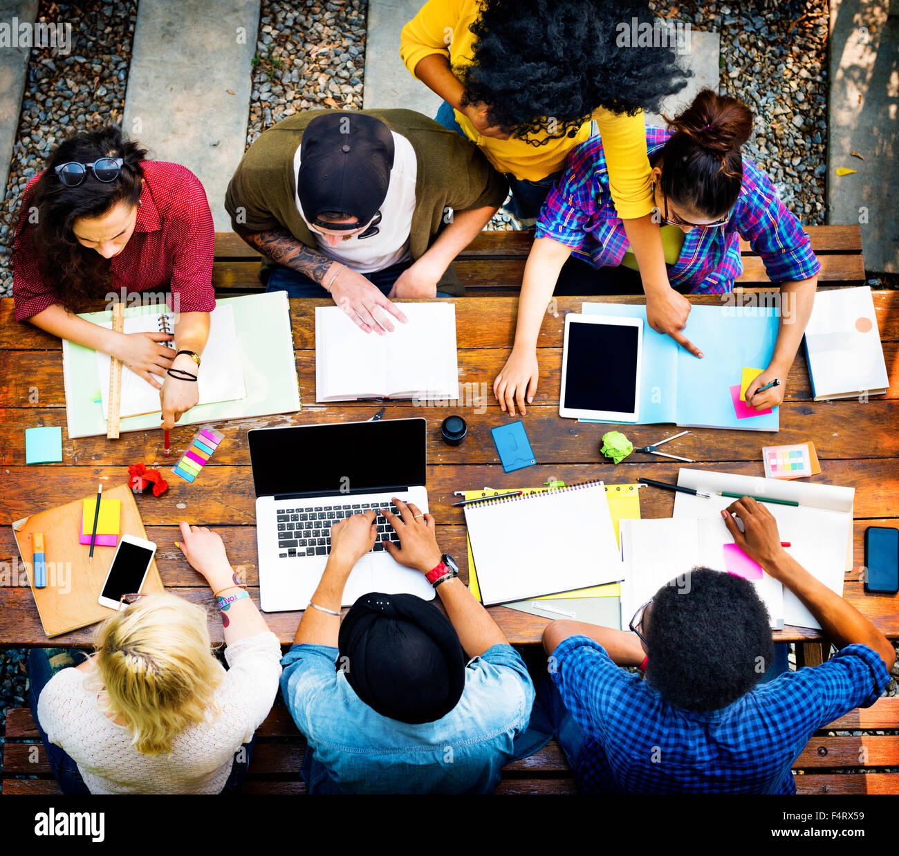 Colleagues Connection Student Relationship Team Concept Stock Photo - Alamy