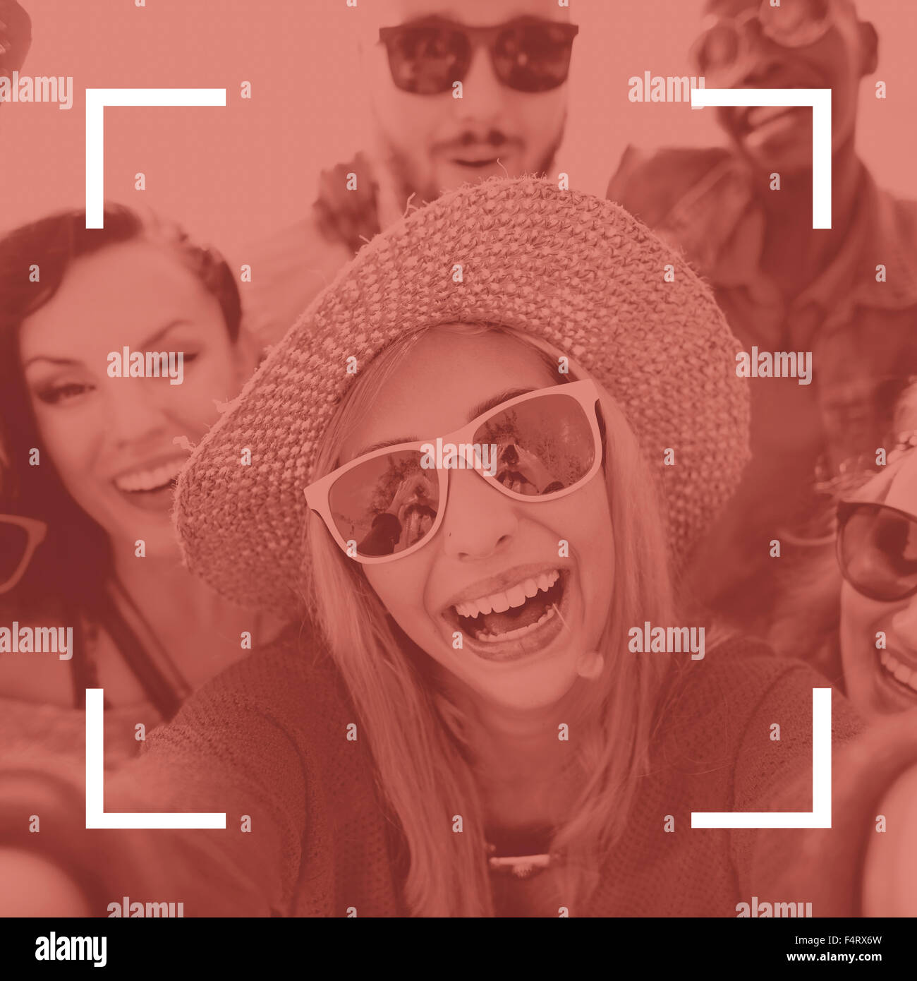 Camera Focus Frame Border Copy Space Concept Stock Photo - Alamy