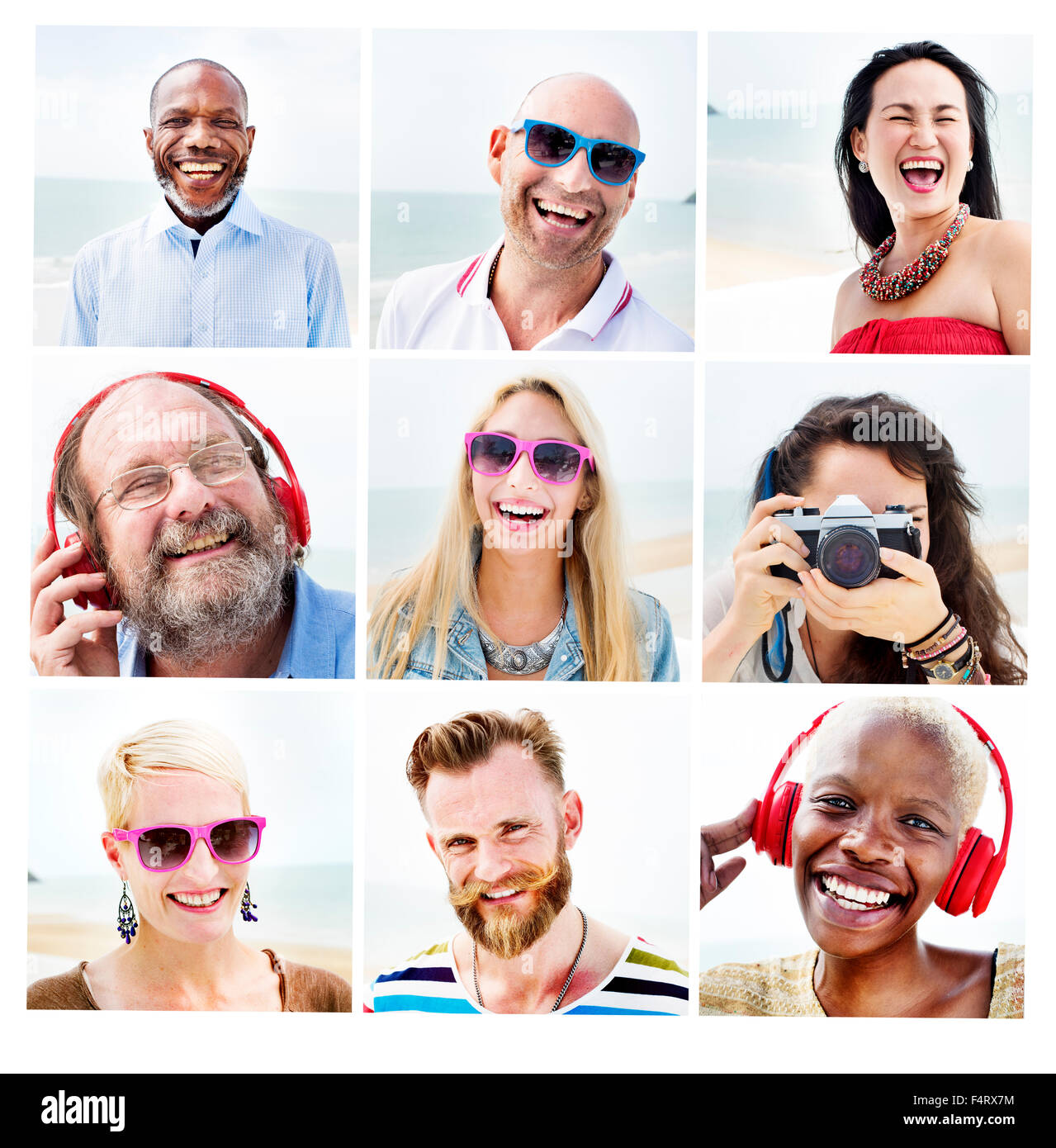 Friends Friendship Portrait Togetherness Fun Concept Stock Photo - Alamy