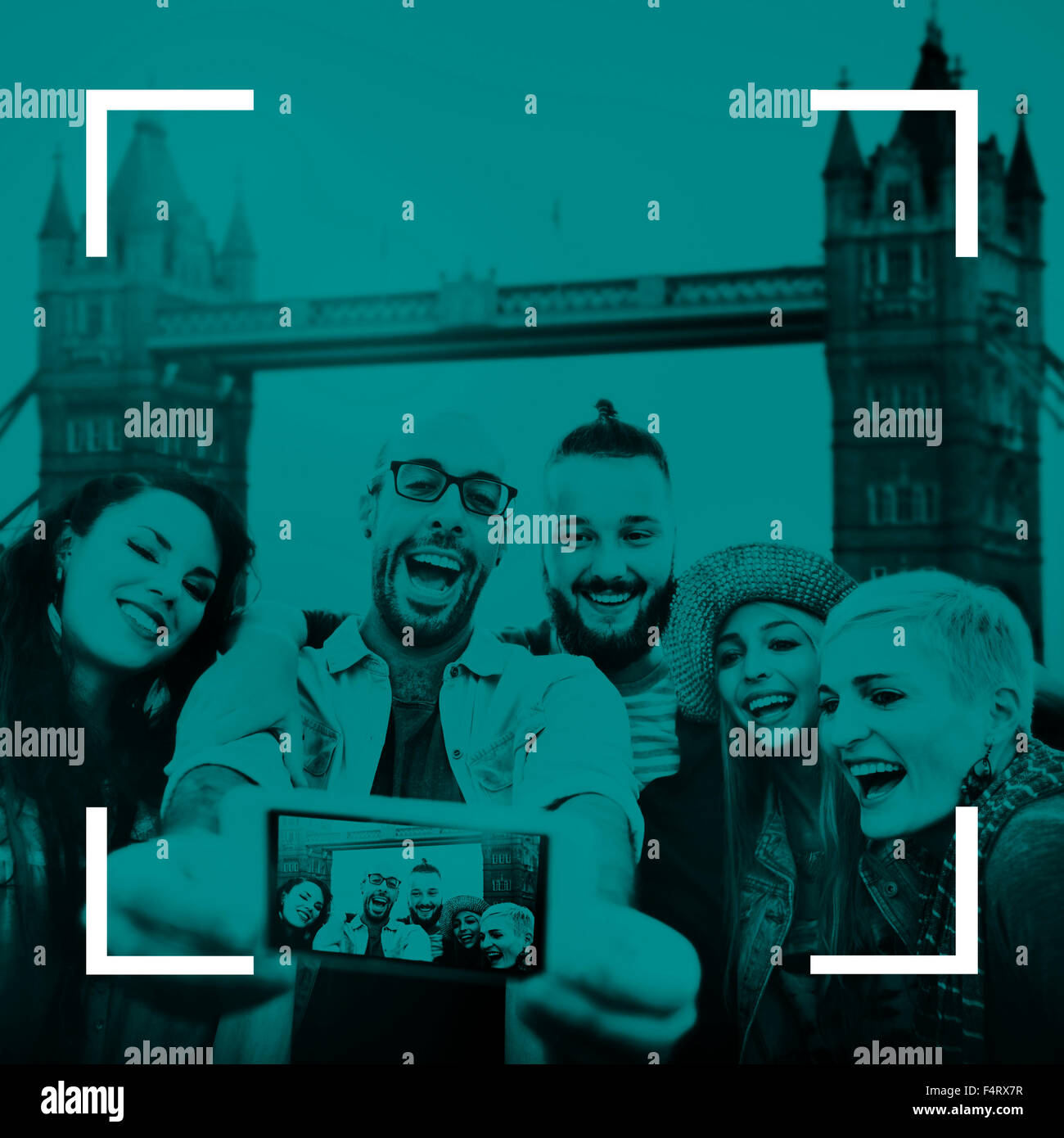 Camera Focus Frame Border Copy Space Concept Stock Photo - Alamy