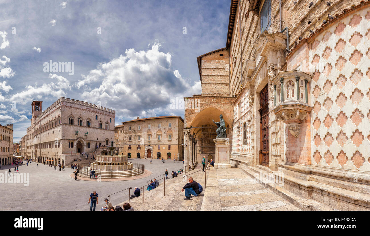 Cattedrale di san lorenzo perugia hi-res stock photography and images ...