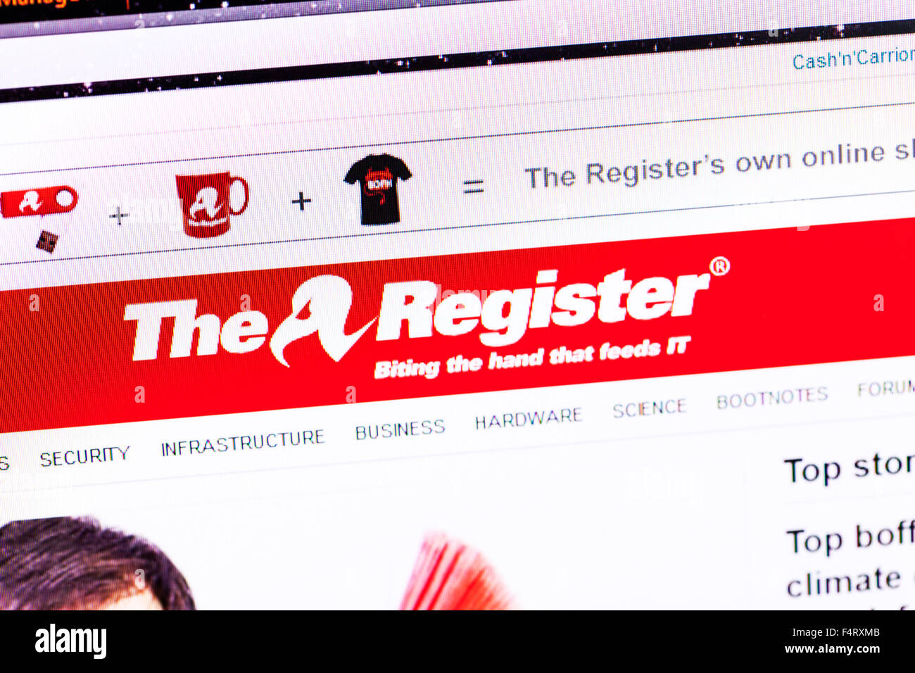 Theregister hi-res stock photography and images - Alamy