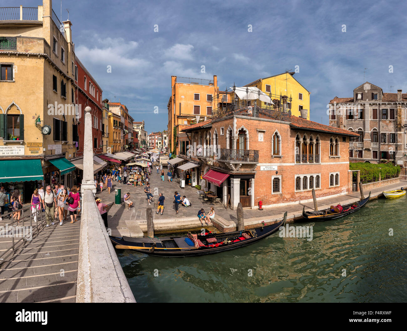 Italy, Europe, Venezia, Venice, Veneto, Rio Tera San Leonardo ...