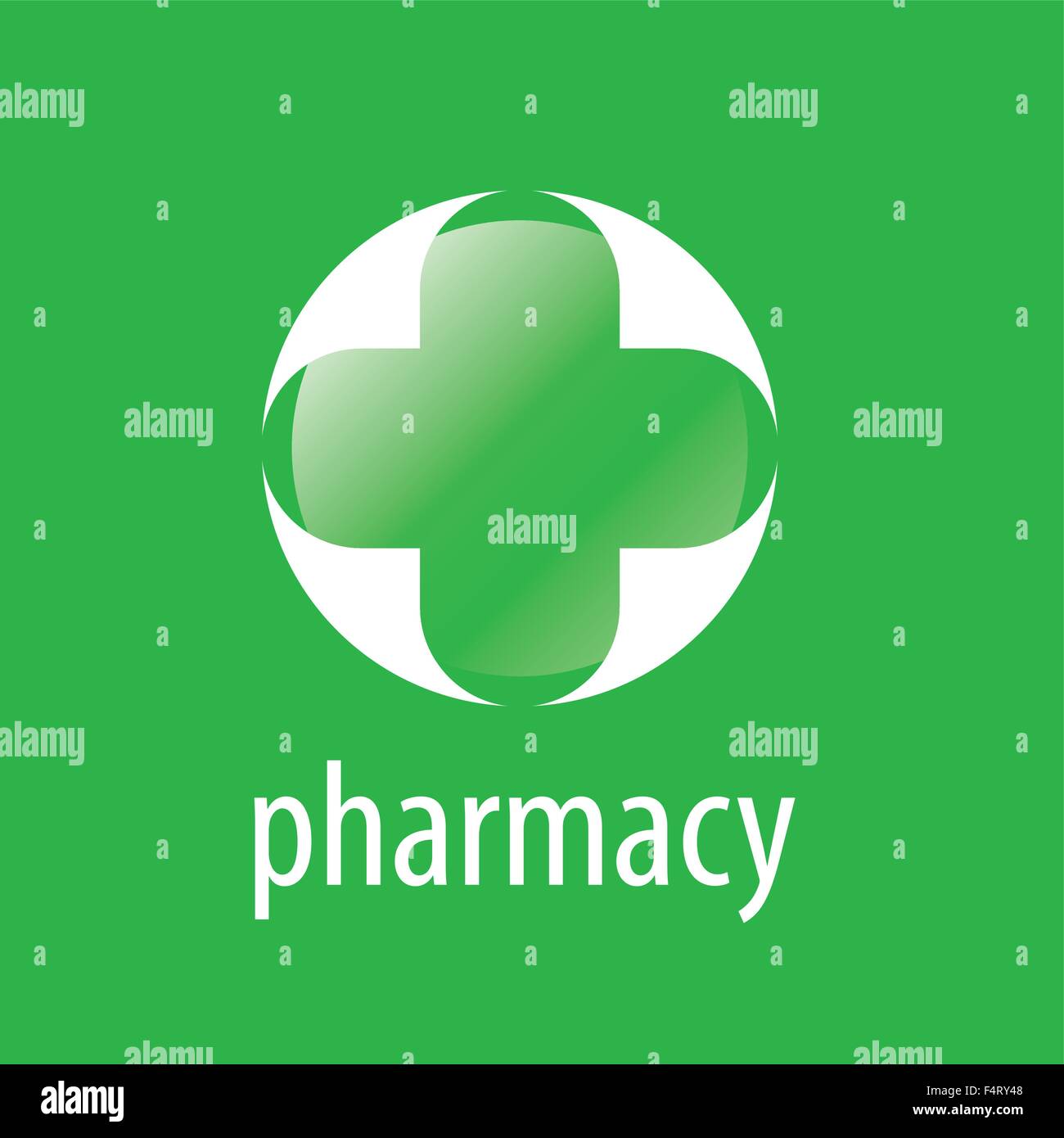 Round vector logo cross for pharmacy Stock Vector Image & Art - Alamy