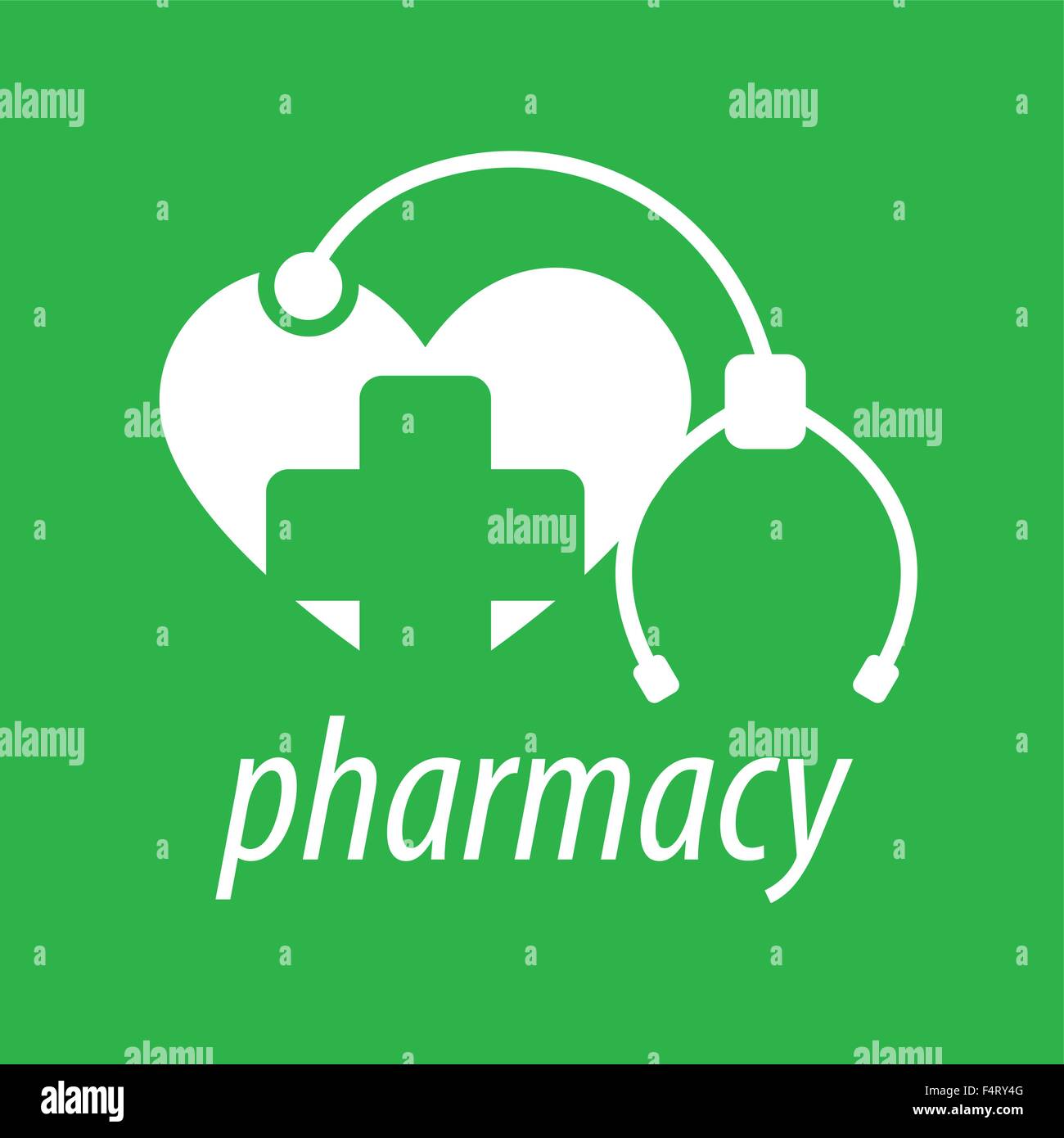 vector logo heart, a cross and stethoscope Stock Vector Image & Art - Alamy