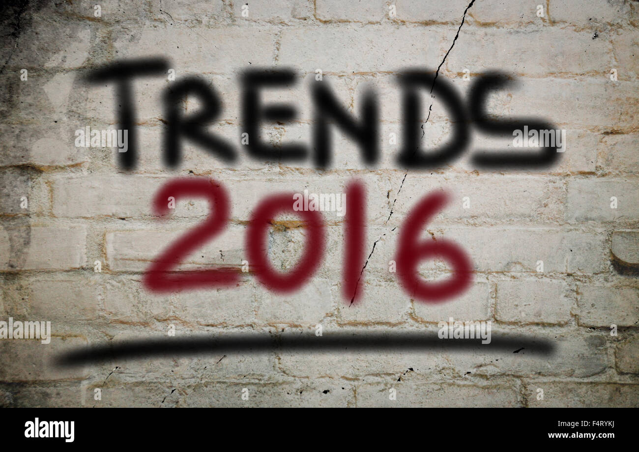 Trends 2016 Concept Stock Photo - Alamy