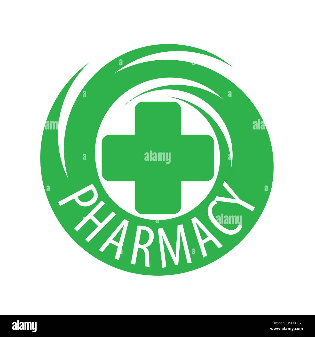 abstract vector logo for pharmaceutical companies Stock Vector Image ...