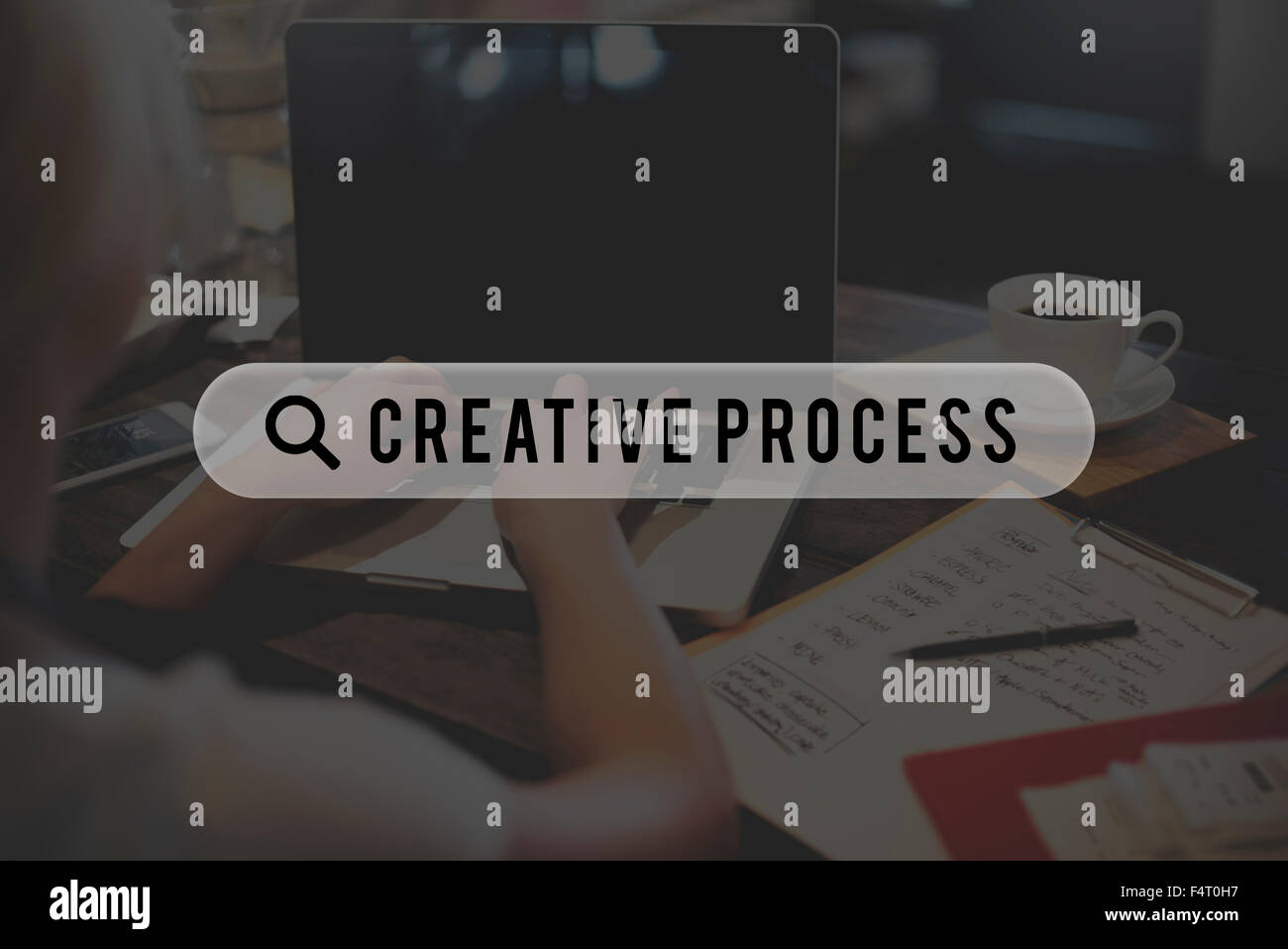 Creative Process Design Brainstorm Thinking Vision Ideas Concept Stock Photo - Alamy