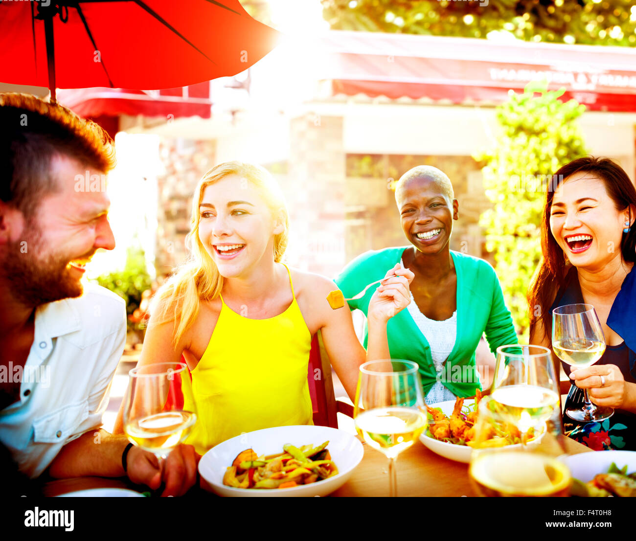 Friends Friendship Outdoor Chilling Togetherness Concept Stock Photo ...