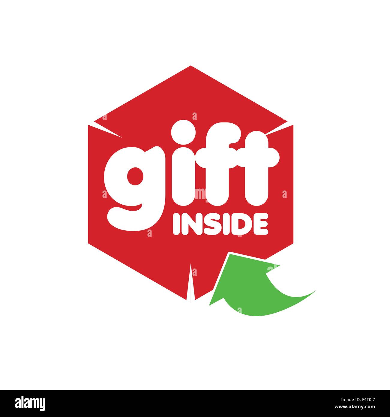 vector logo red box and green arrow Stock Vector Image & Art - Alamy