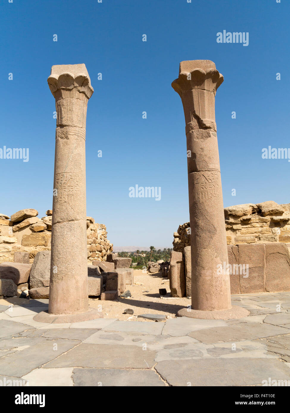 The 5th Dynasty necropolis at Abu Sir, Sakkara, near Cairo, Egypt Stock ...