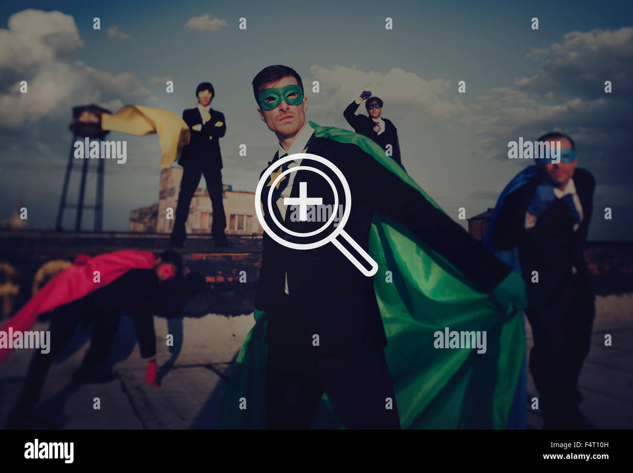 Zoom Examination Magnify Icon Symbol Concept Stock Photo - Alamy