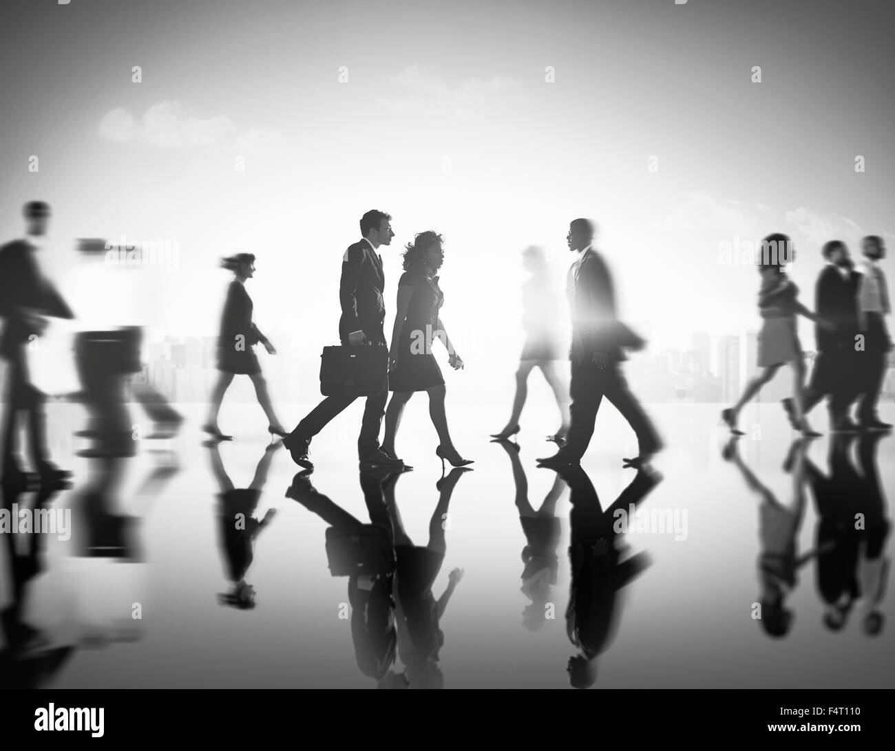 Business People Commuter Corporate Cityscape Pedestrian Concept Stock ...