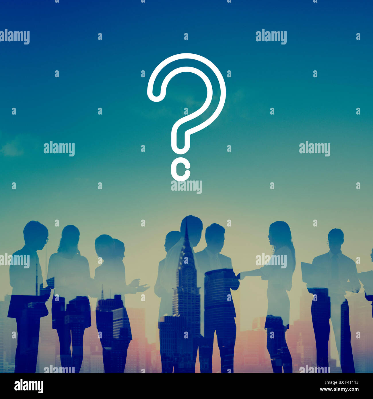 Question Mark Asking Confusion Thought Help FAQ Concept Stock Photo - Alamy