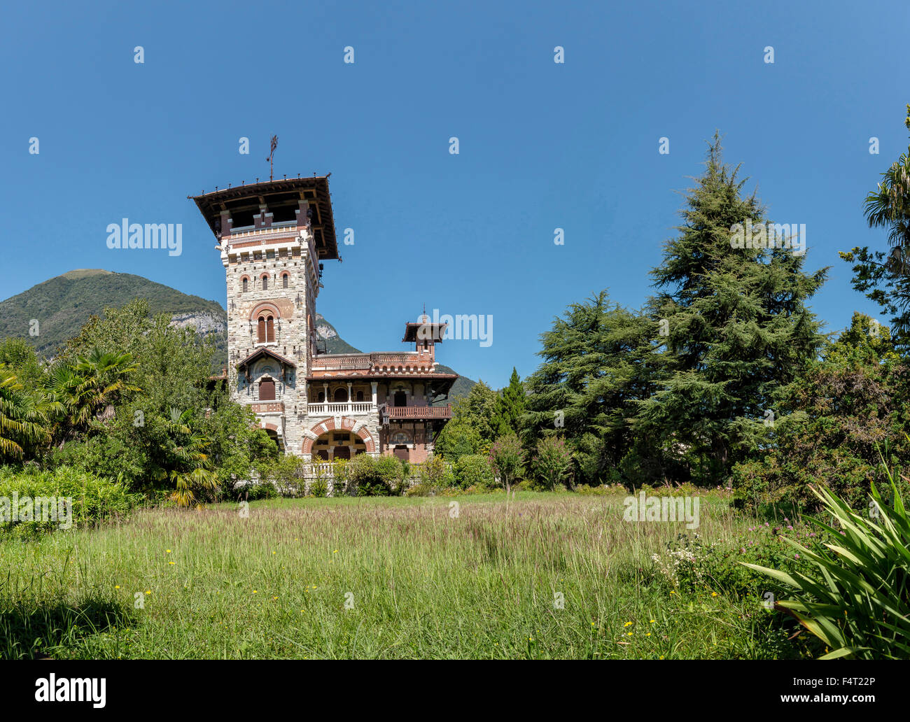Italy, Europe, Tremezzina, Lombardia, Lombardy, Villa Pessina, Lago di ...