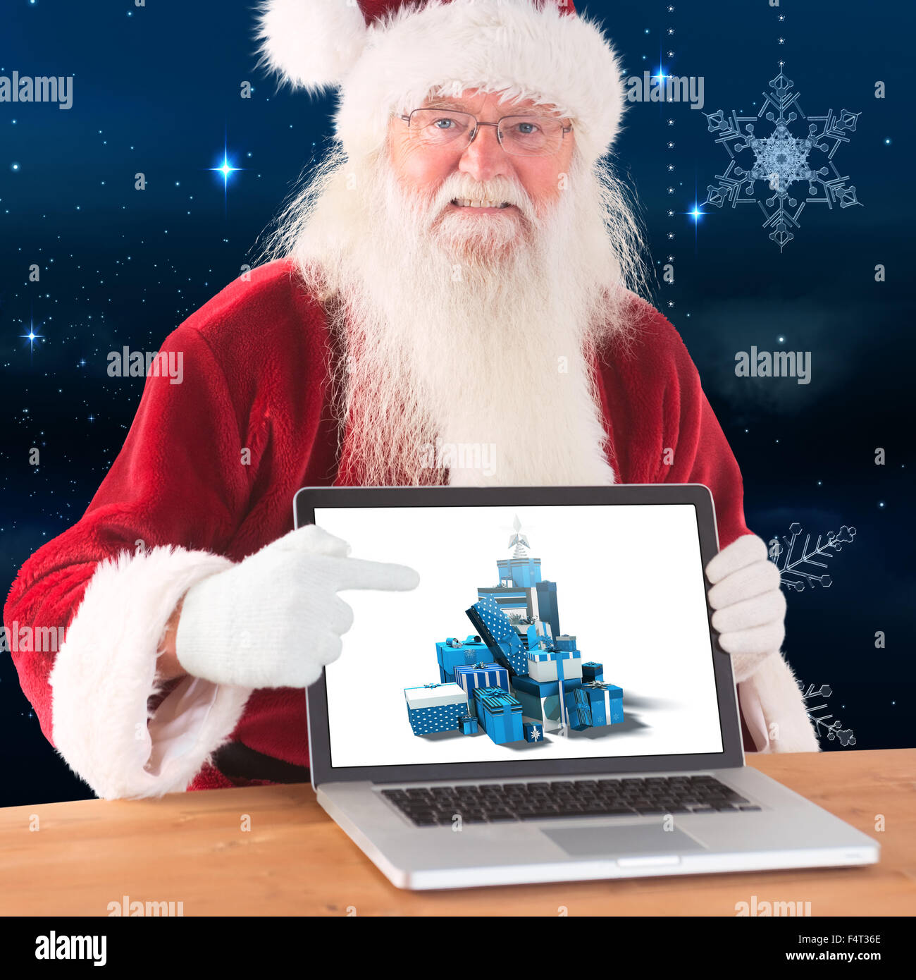 Laptop screen showing gift hi-res stock photography and images - Alamy