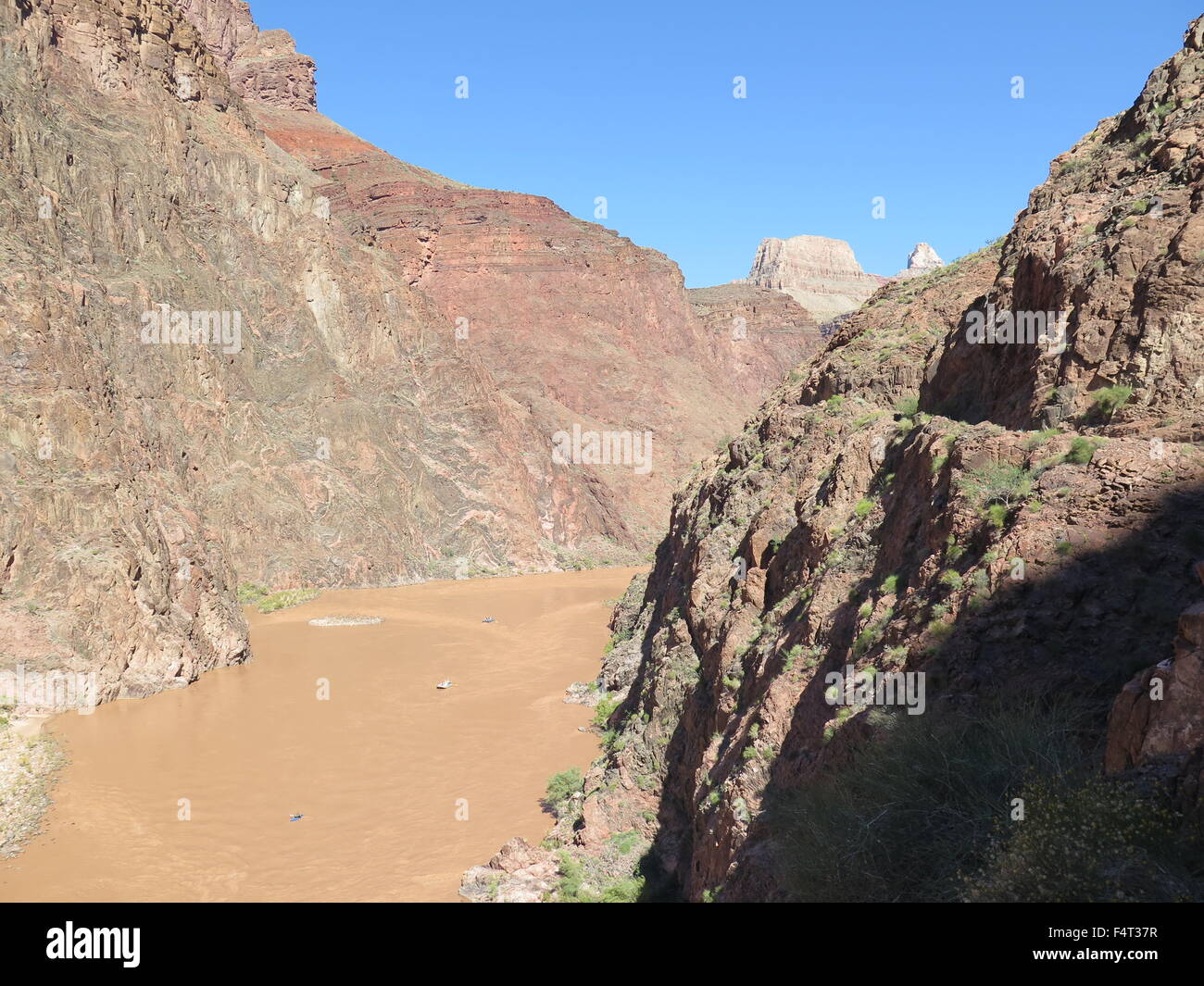 The Colorado River at the bottom of the Grand Canyon Stock Photo - Alamy