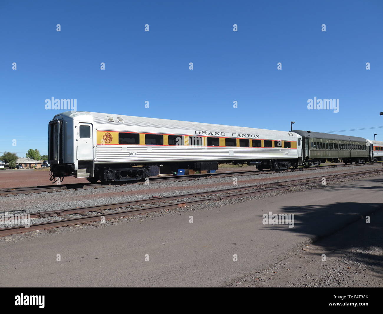 old train car from Grand Canyon Railroad Stock Photo - Alamy