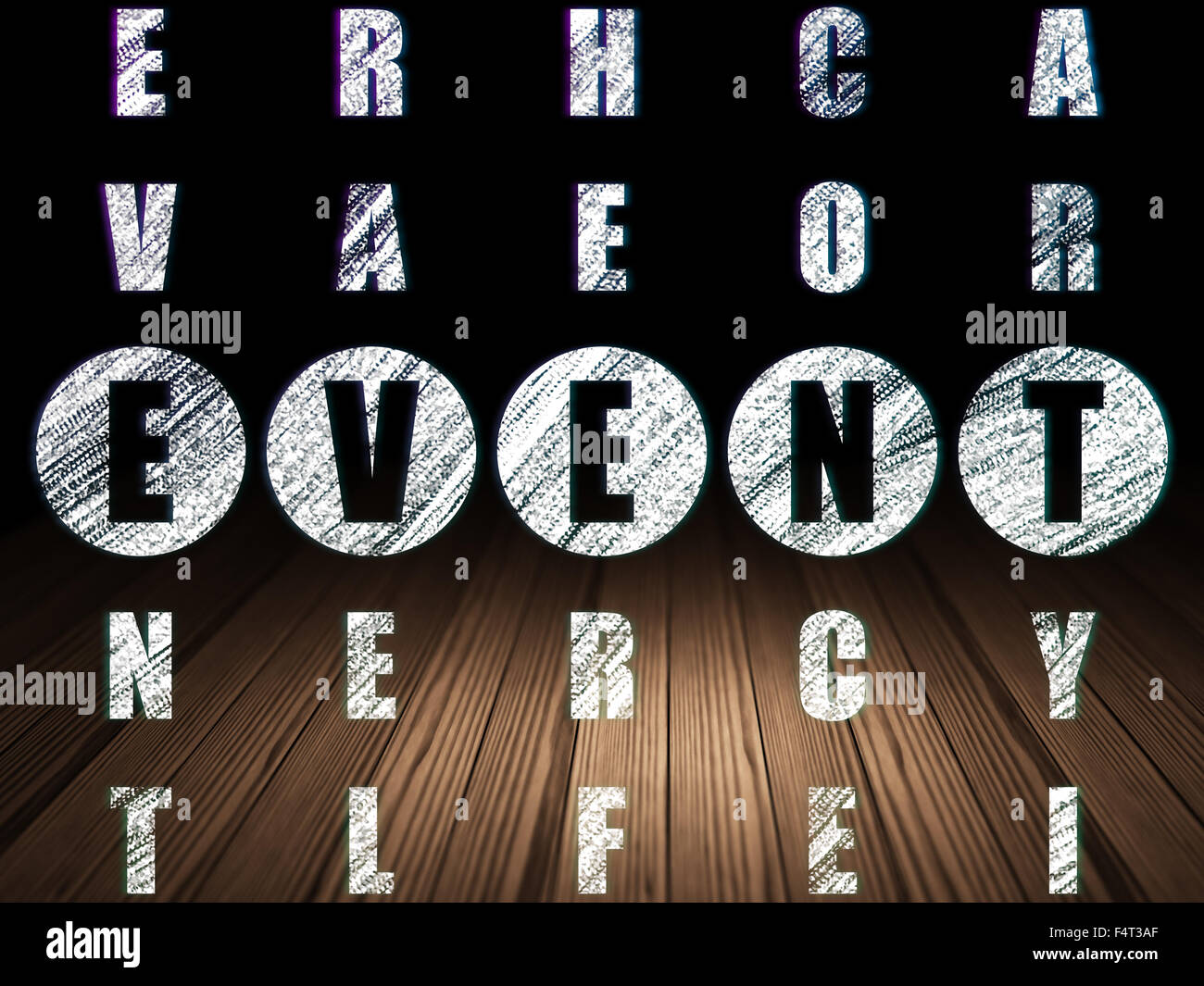 Holiday concept: Event in Crossword Puzzle Stock Photo - Alamy
