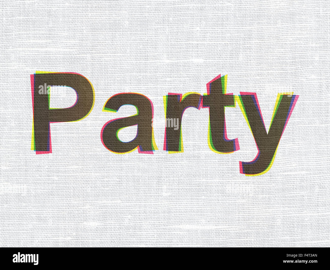Holiday concept: Party on fabric texture background Stock Photo - Alamy