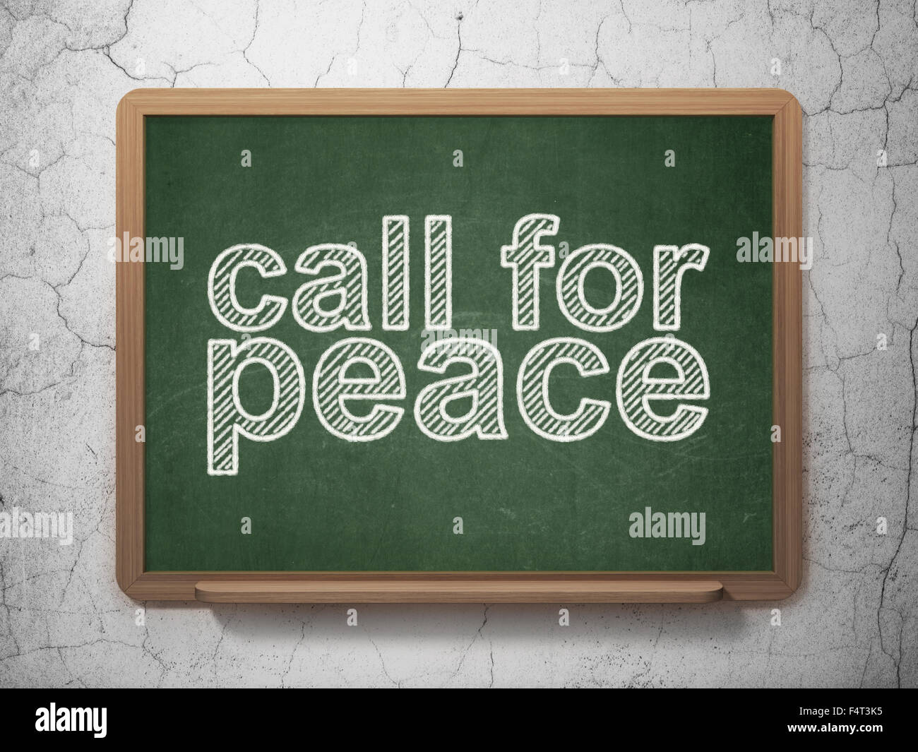 Politics concept: Call For Peace on chalkboard background Stock Photo ...