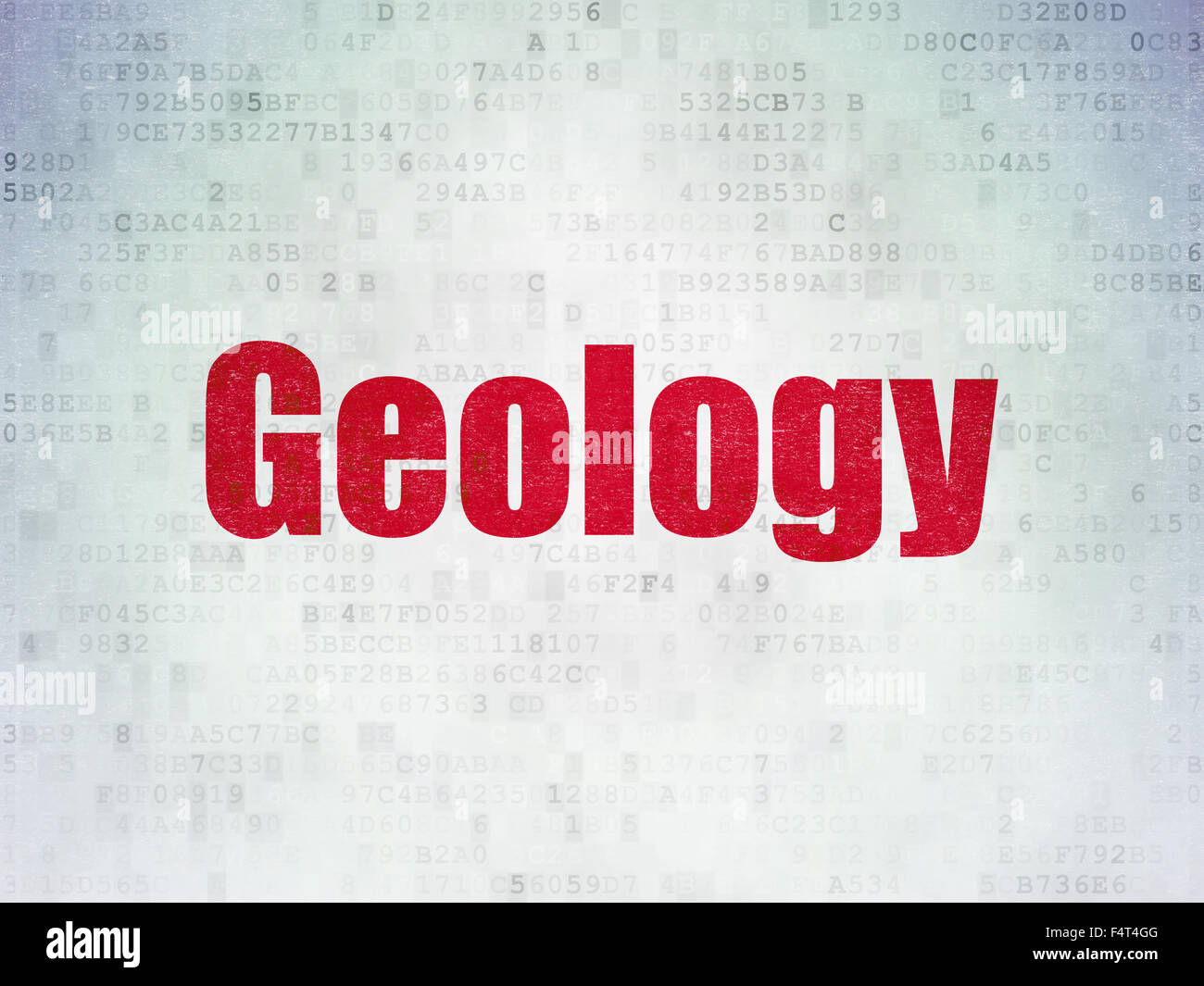 Science concept: Geology on Digital Paper background Stock Photo - Alamy