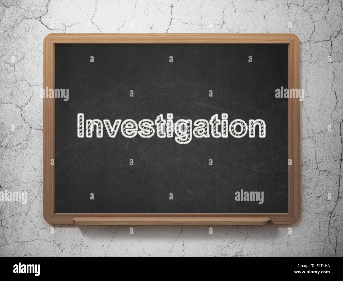 Science concept: Investigation on chalkboard background Stock Photo - Alamy