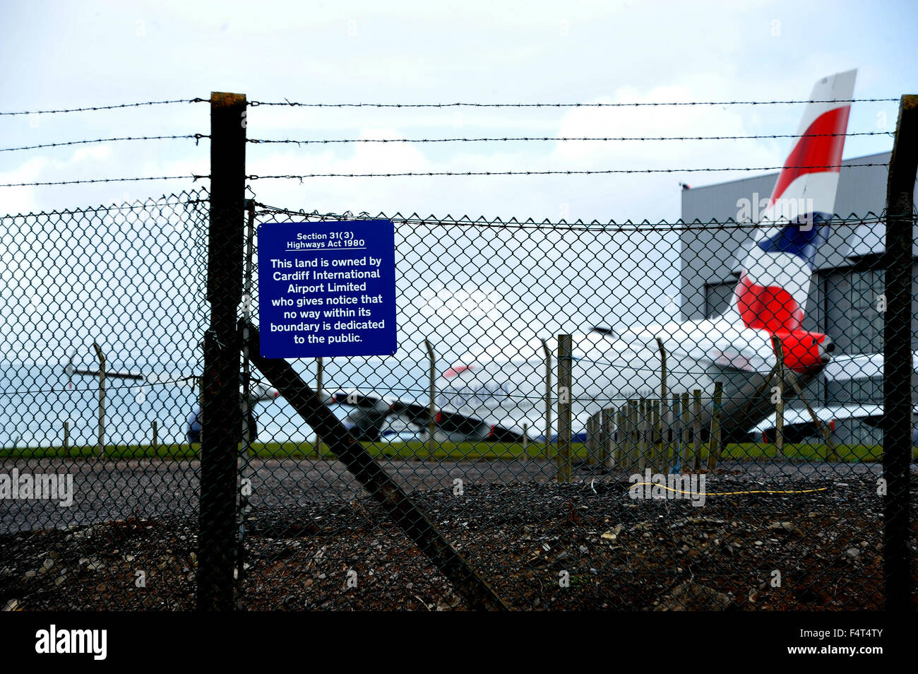 British Airways Maintenance Cardiff. (BAMC) An A380 superjumbo is ...