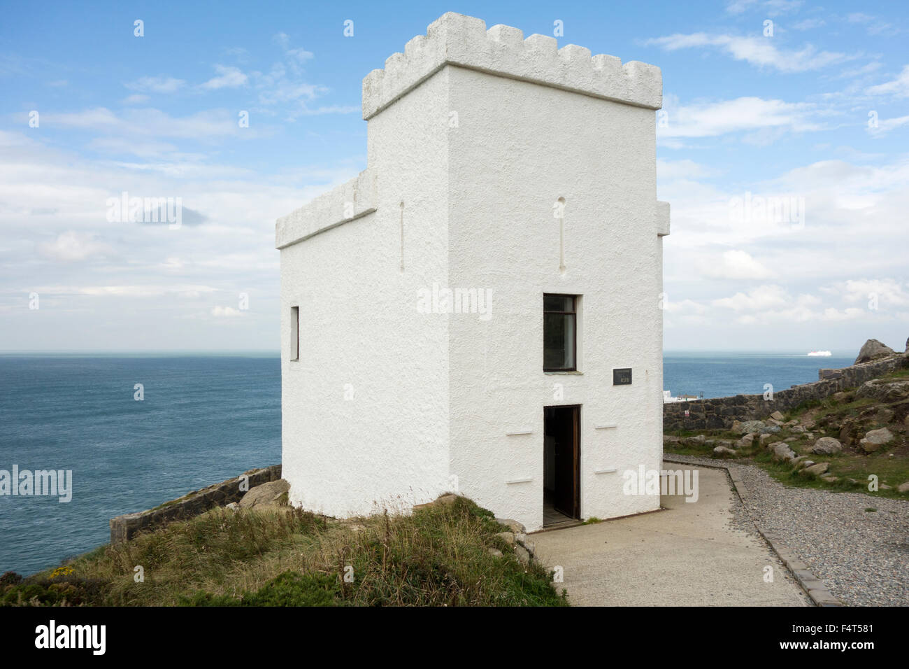Ellins Tower, which is owned and managed by the RSPB on Anglesey North ...