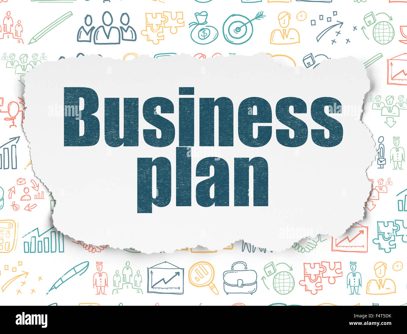 Business concept: Business Plan on Torn Paper background Stock Photo ...