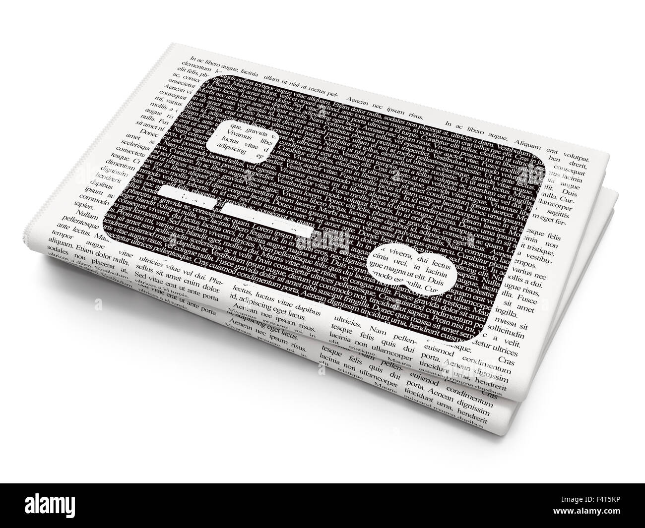 Finance concept: Credit Card on Newspaper background Stock Photo - Alamy