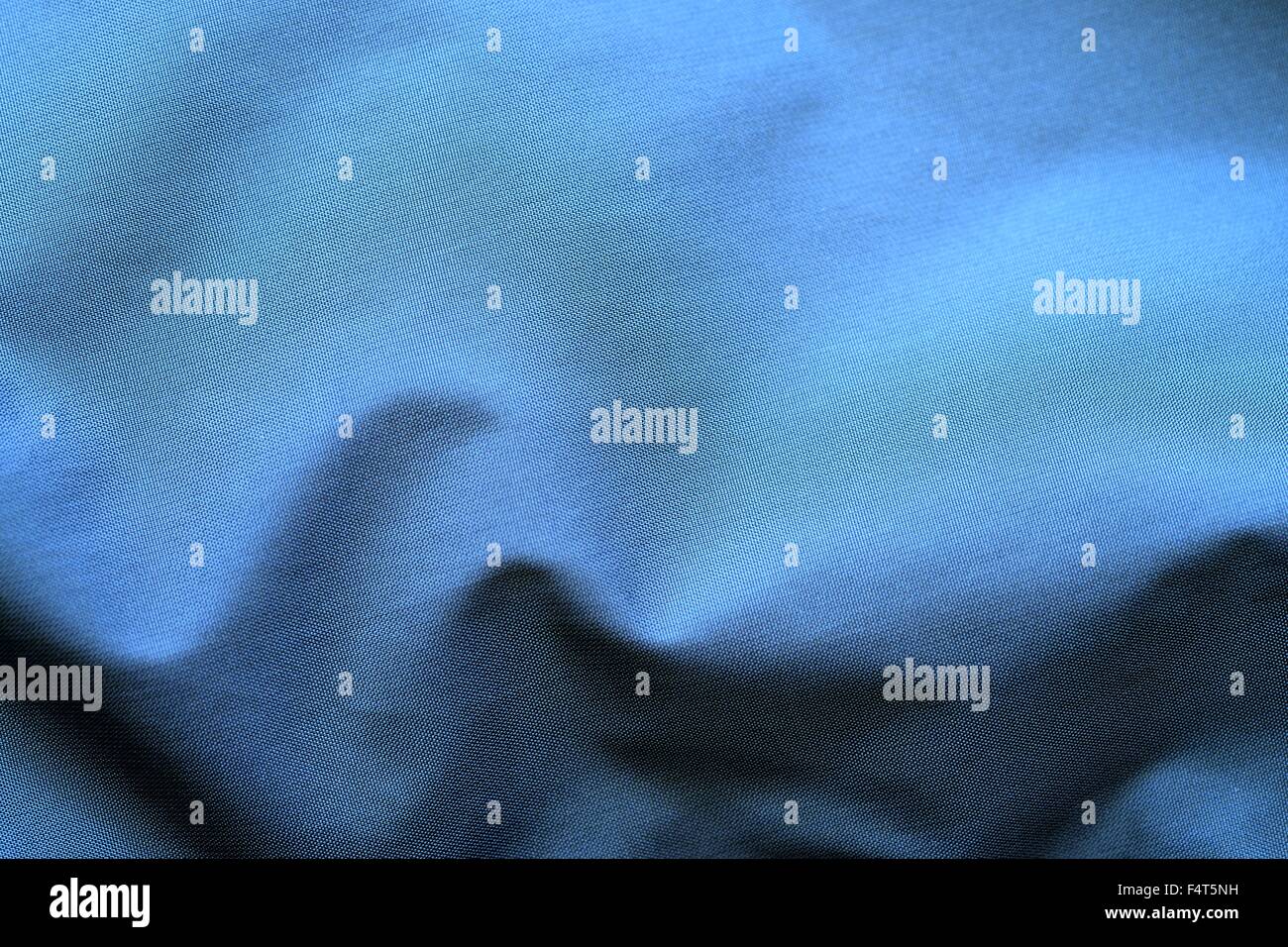 blue fabric texture with waves Stock Photo - Alamy
