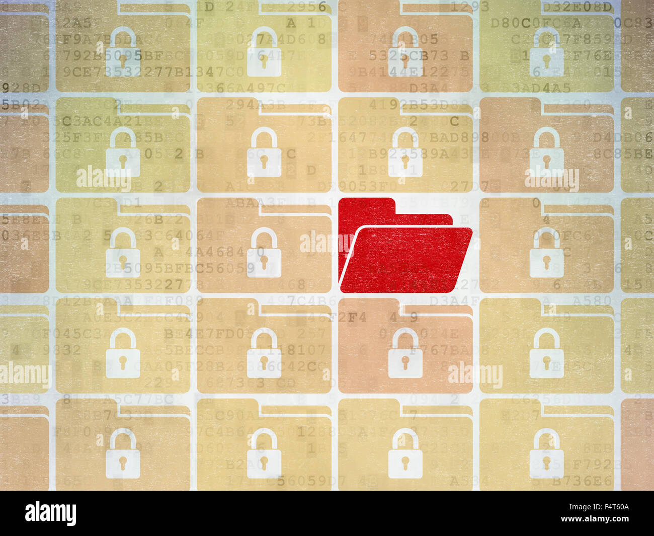 Privacy concept: folder icon on Digital Paper background Stock Photo ...