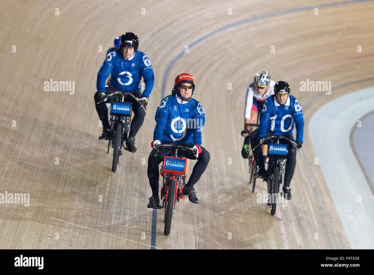 6 Day London, an elite track cycling competition, Lee Valley Velo Park ...