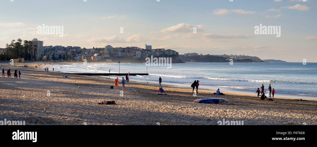 Panorama manly beach hi-res stock photography and images - Alamy