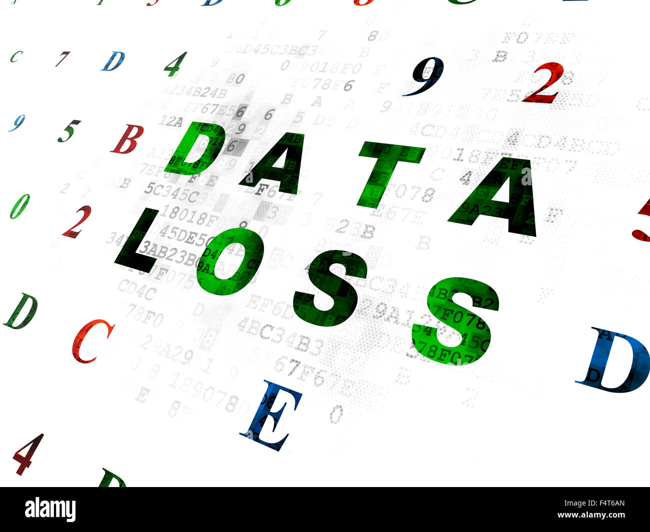 Data concept: Data Loss on Digital background Stock Photo - Alamy