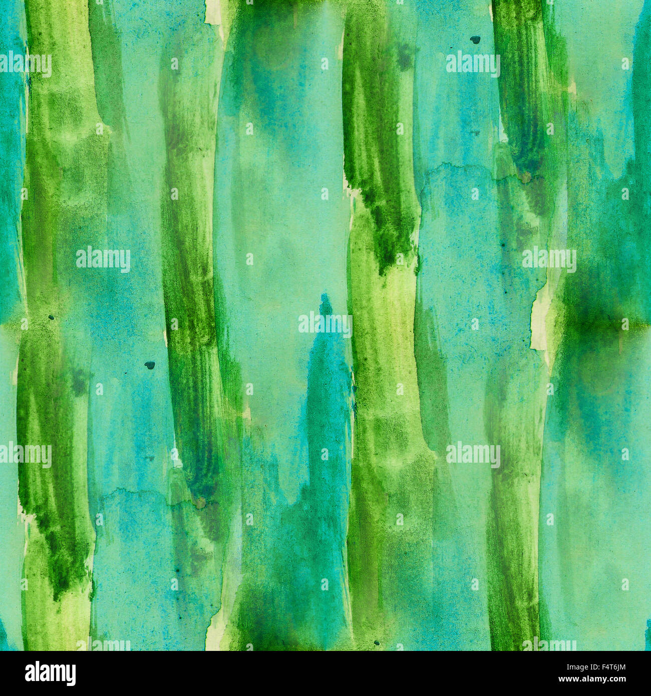 seamless background watercolor green stripes smear brush color water ...