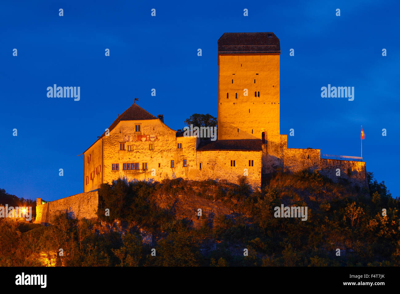 Sargans castle, Switzerland Stock Photo - Alamy