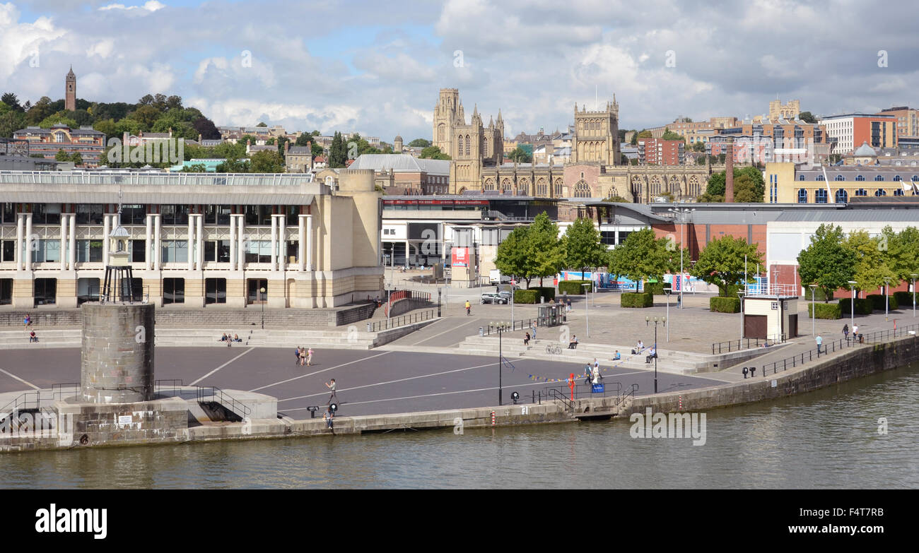 Bristol harbourside aerial hi-res stock photography and images - Alamy