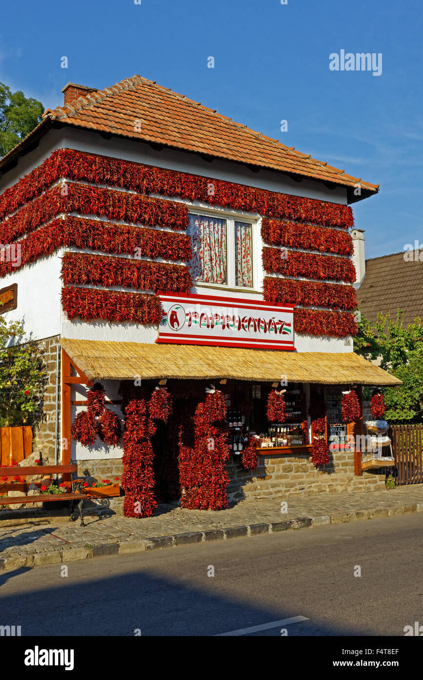 Paprika house, paprika, pepper, dry, dehydrated Stock Photo - Alamy