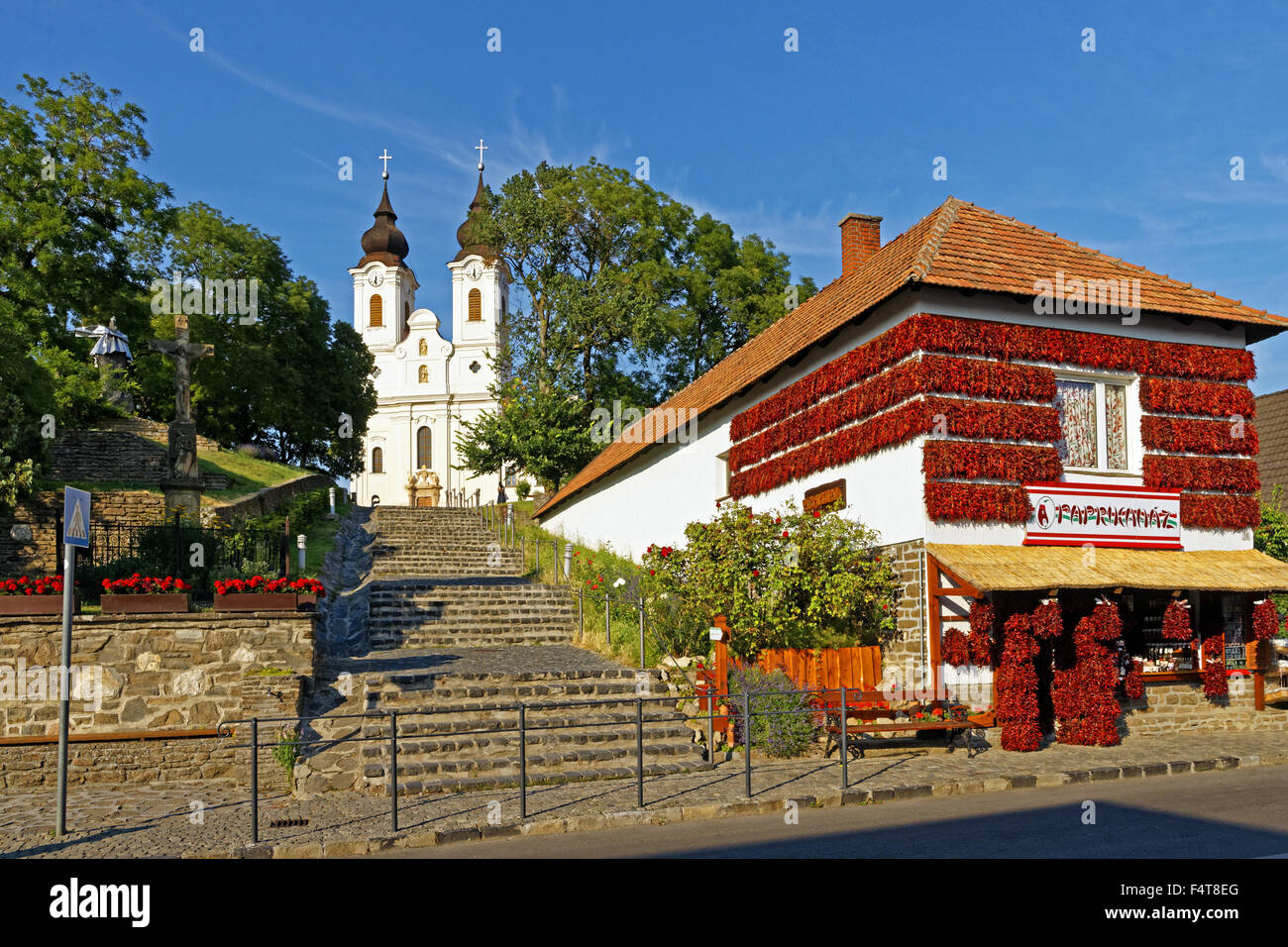 Paprika house, paprika, pepper, dryly, dehydratedly, church, baroque ...