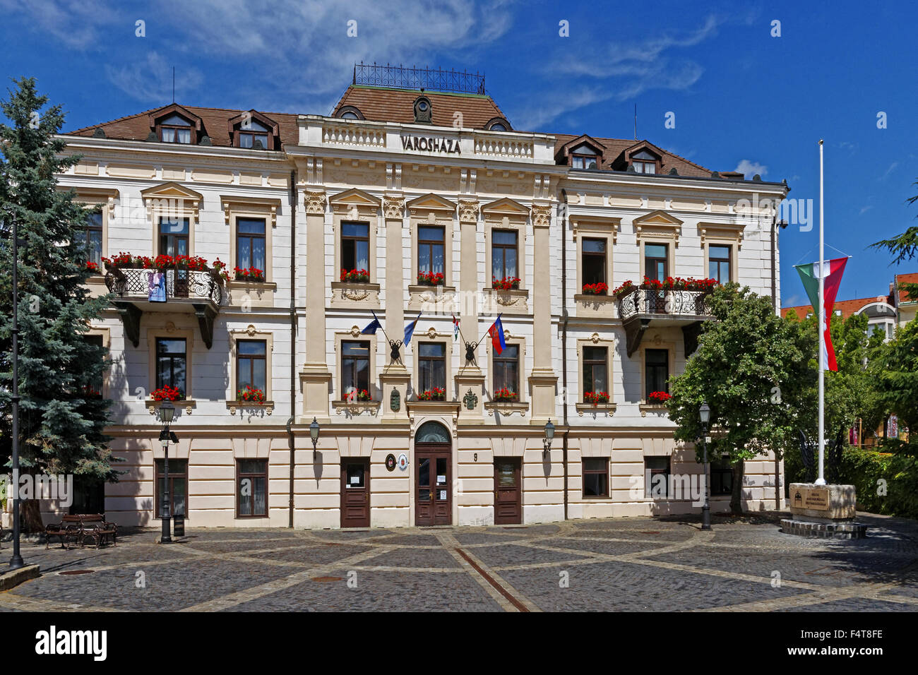 City hall, Varoshaza Stock Photo - Alamy