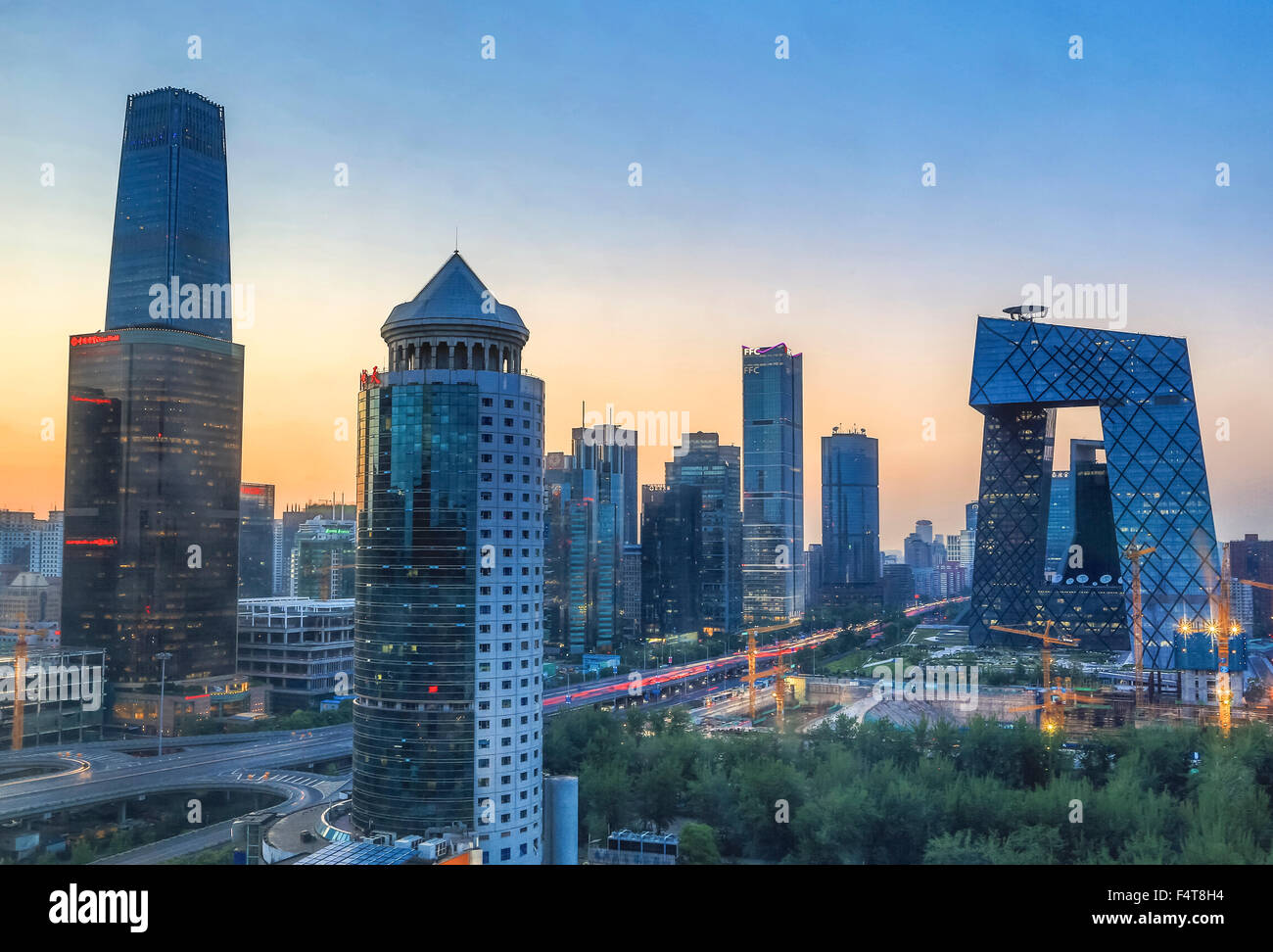 Cctv headquarters beijing sunset High Resolution Stock Photography and ...
