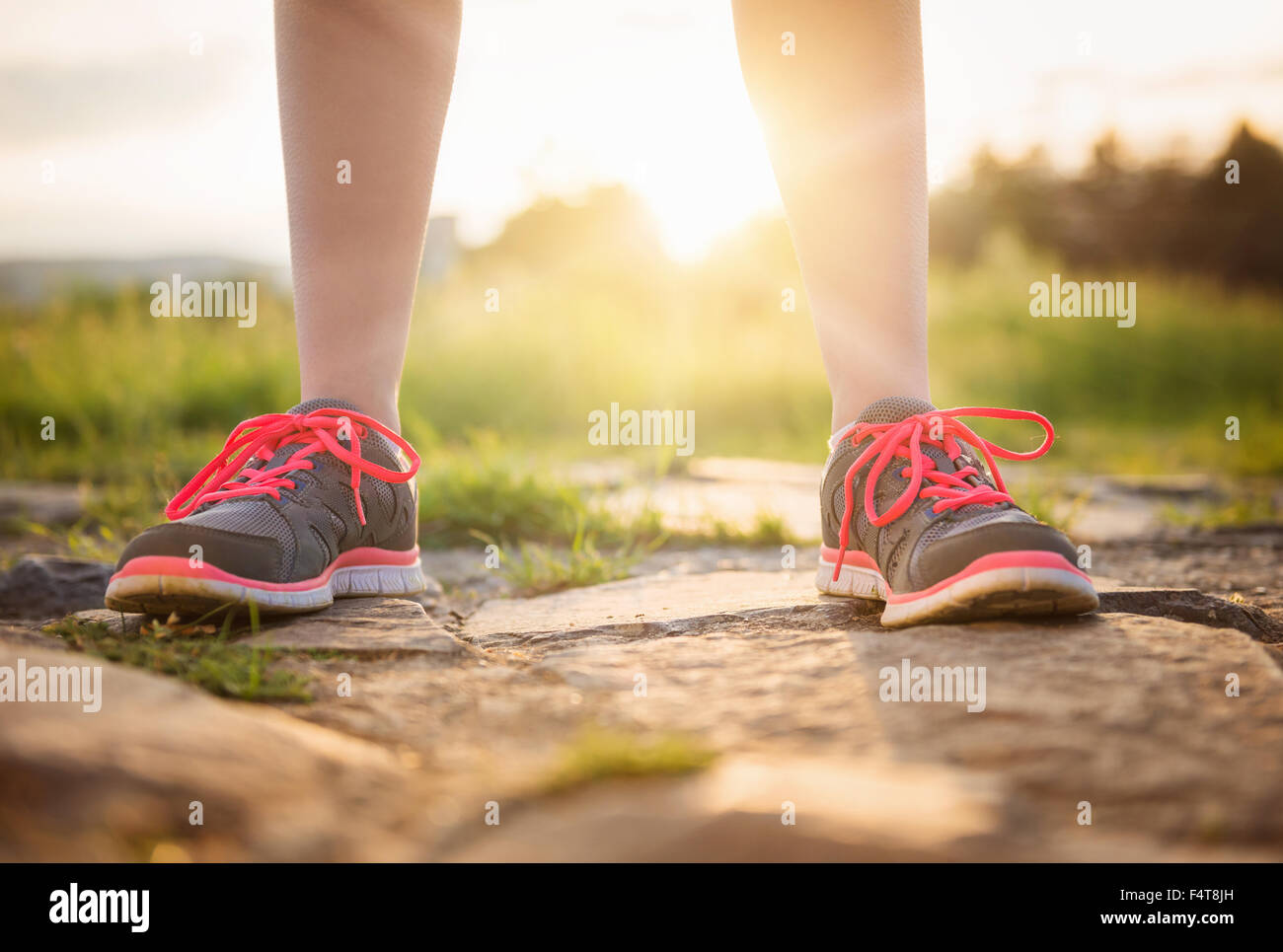 Young runners outside Stock Photo - Alamy