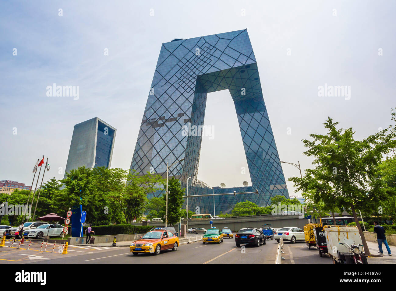 China, Beijing, Peking, City, Guomao District skyline, CCTV ...