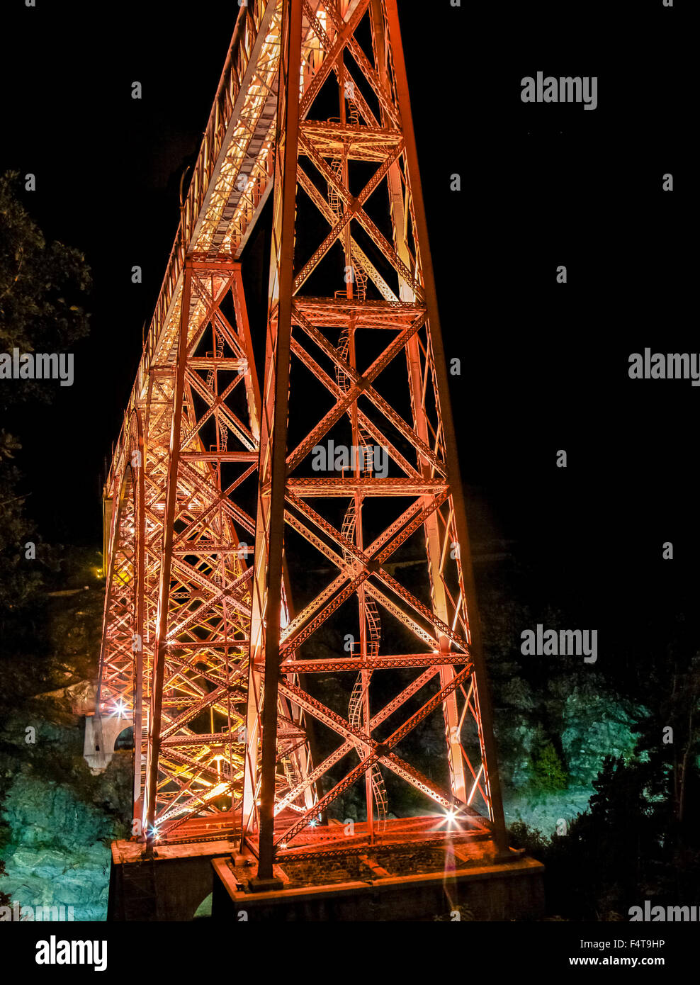 Garabit viaduct night hi-res stock photography and images - Alamy