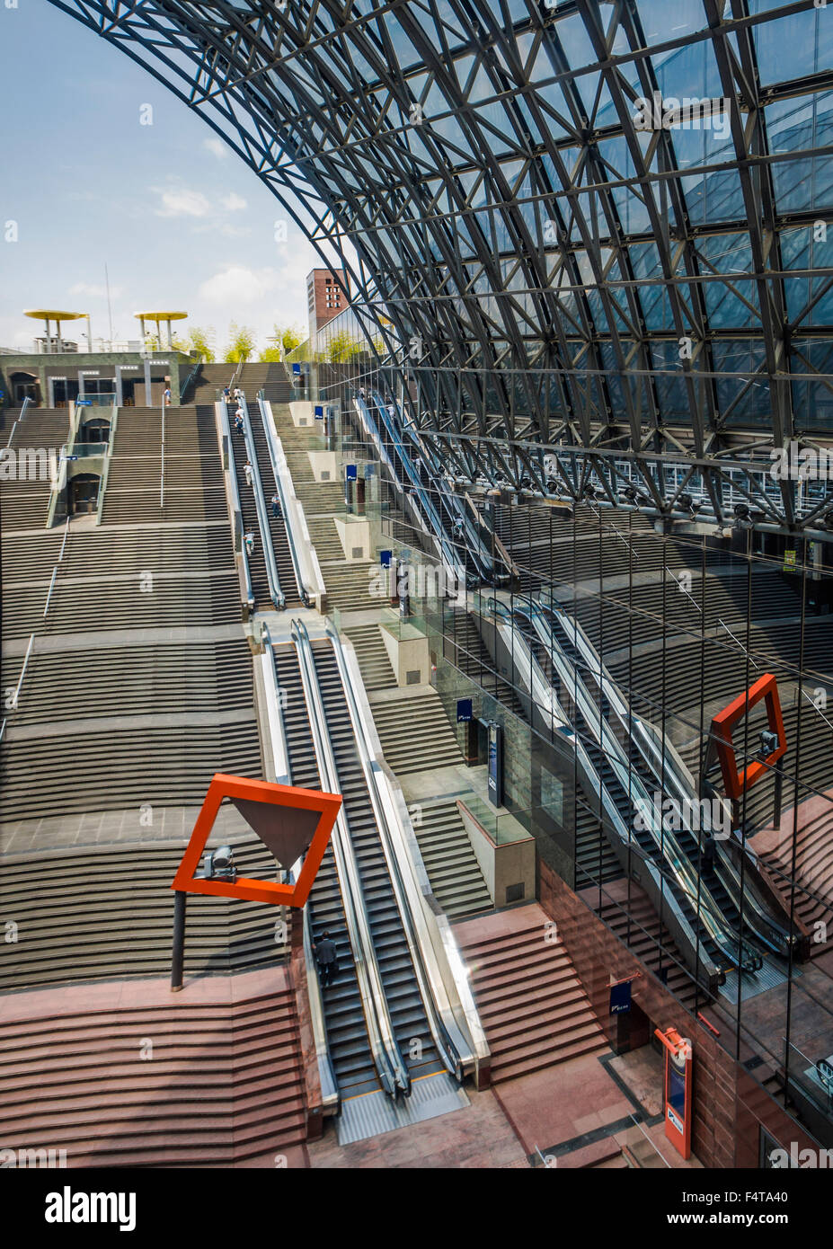Japan, Kyoto City, Kyoto Railway Station, interior Stock Photo - Alamy