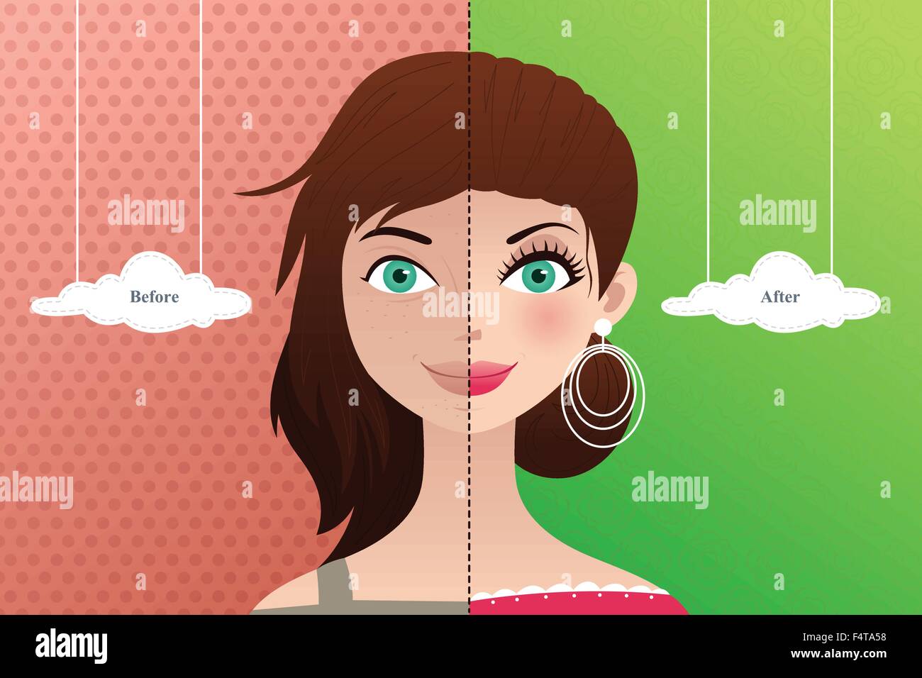 Makeover vector vectors hi-res stock photography and images - Alamy