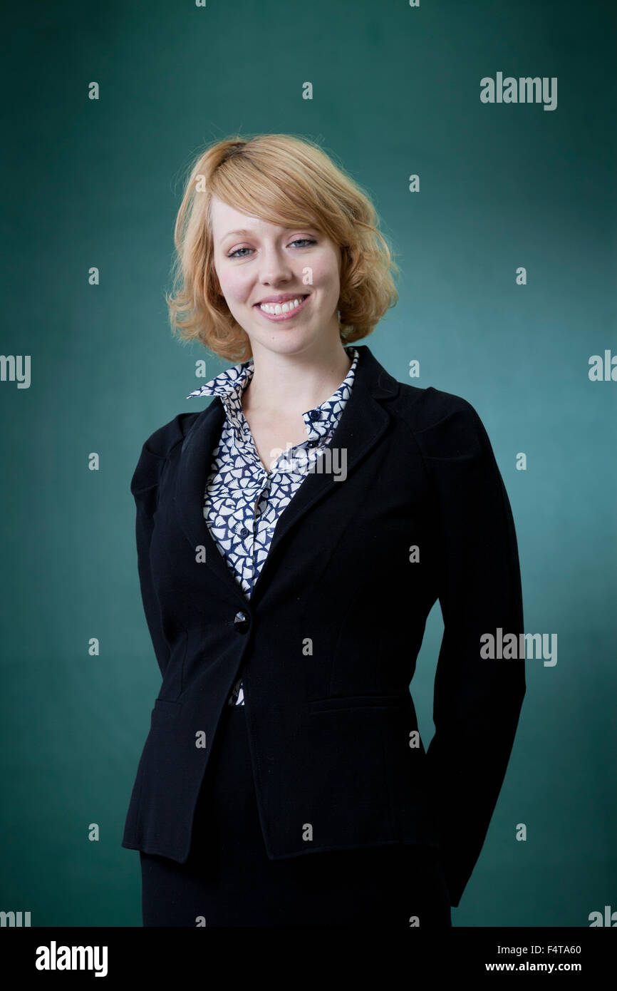 Katrine Marçal, Swedish writer and journalist, at the Edinburgh ...