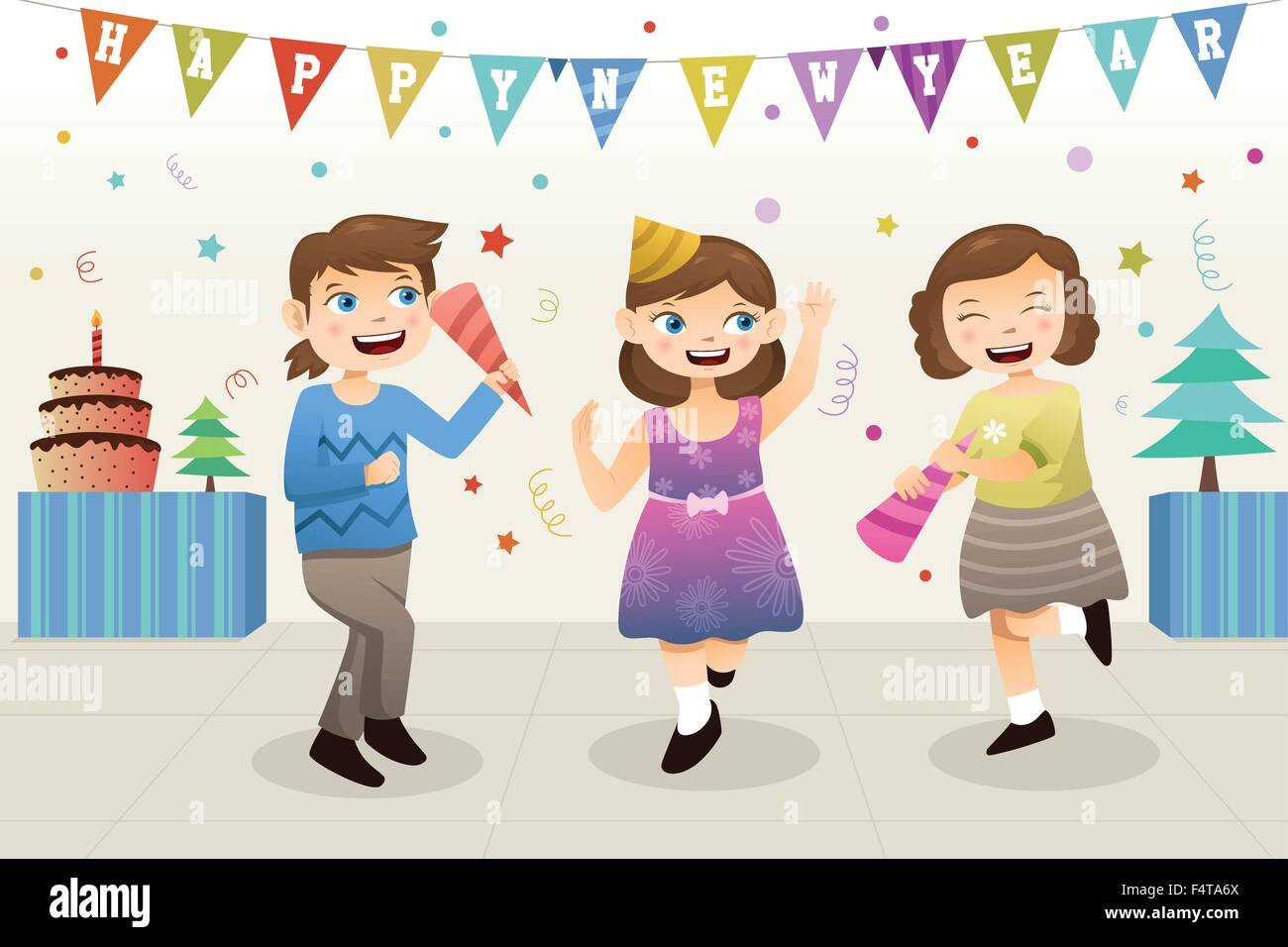 Celebrate girls Stock Vector Images - Alamy